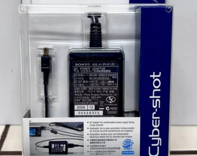 SONY Ac-ls5 AC Adapter for Cyber Shot Cameras Cybershot Authentic New ...