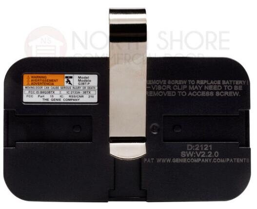 Genie 41538T (G3BT-P) 3 Button Professional Line Transmitter ...