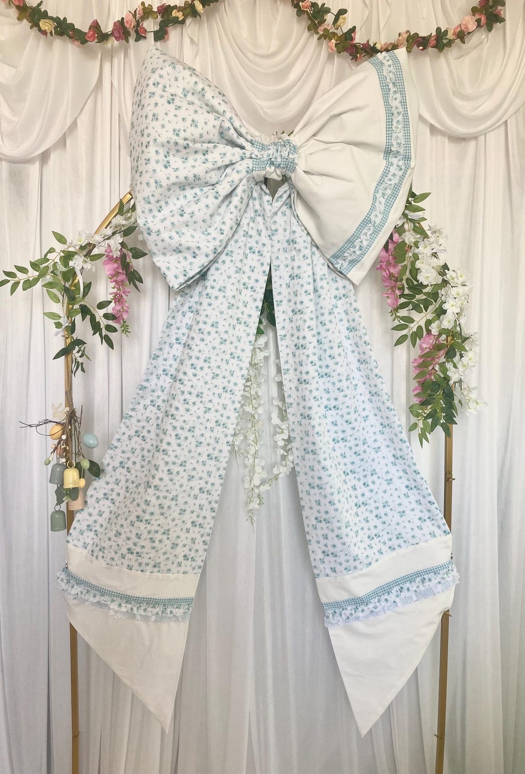 One of A Kind Large Decorative Bow, Nursery, Bedroom Event Bow - Etsy