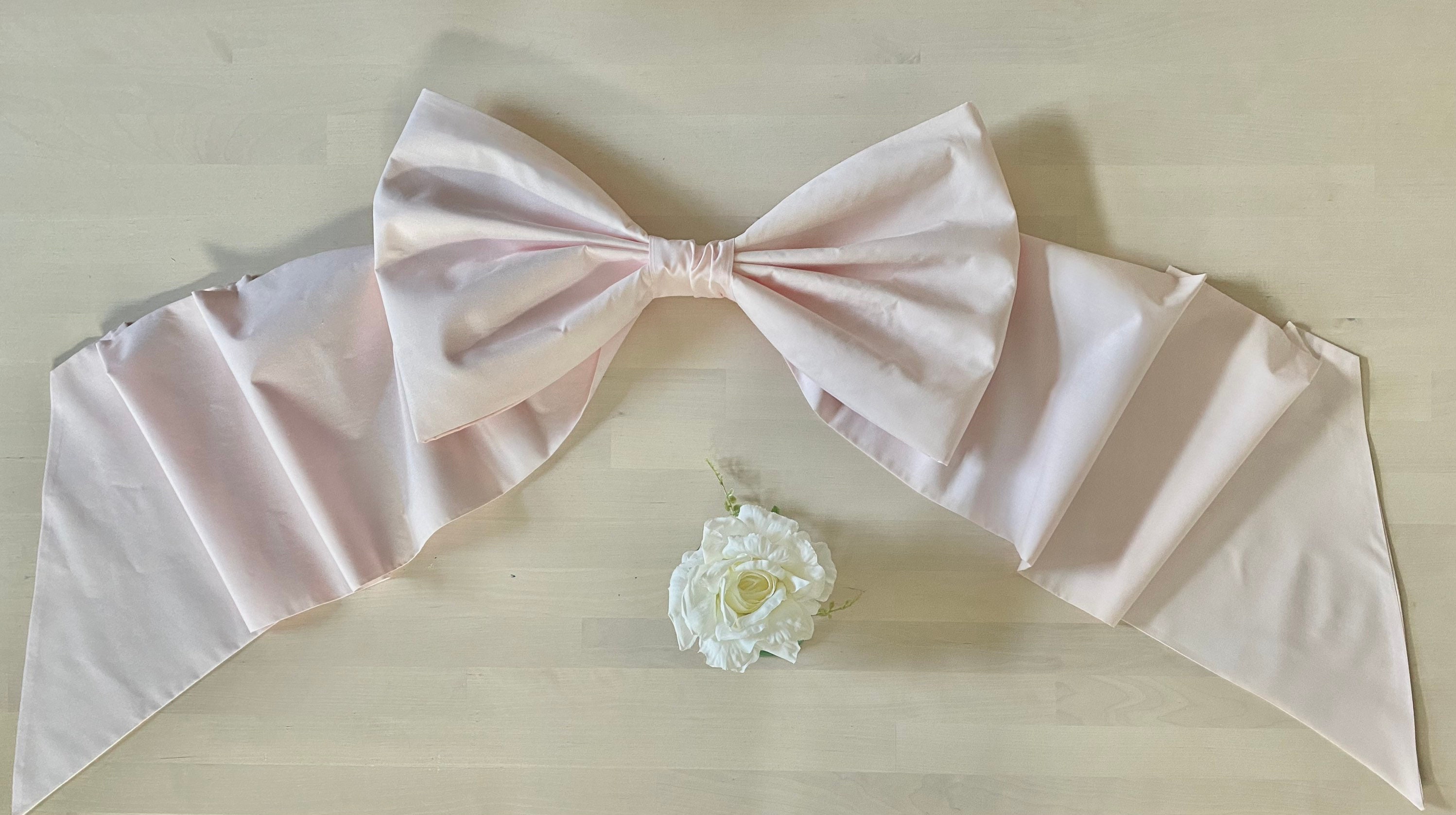 Light Pink Wall Bow, Oversized Large Wall Bow - Etsy