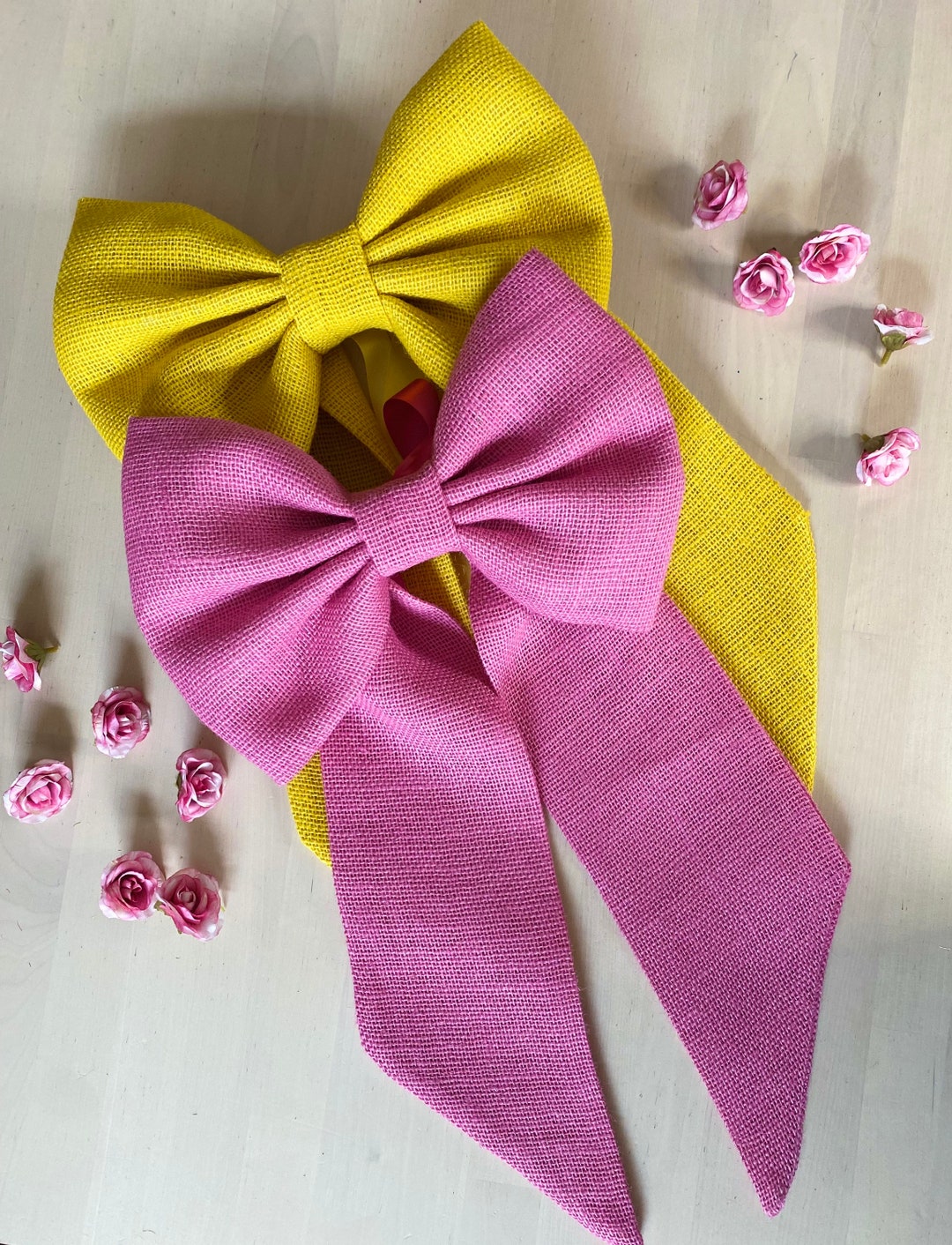 Garden Hessian Bow, Biodegradable and Eco Friendly - Etsy