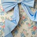 Large Wall Bow in Baby Blue, Big Bow for Events, Rooms or Nursery Decor ...