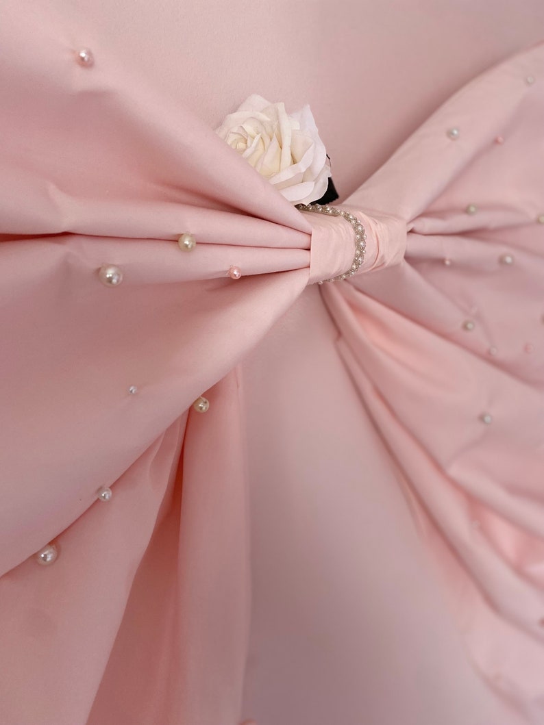 Pearl Wall Bow, Large Wall Bow, Handstitched Pearl Bow, Room Decor - Etsy