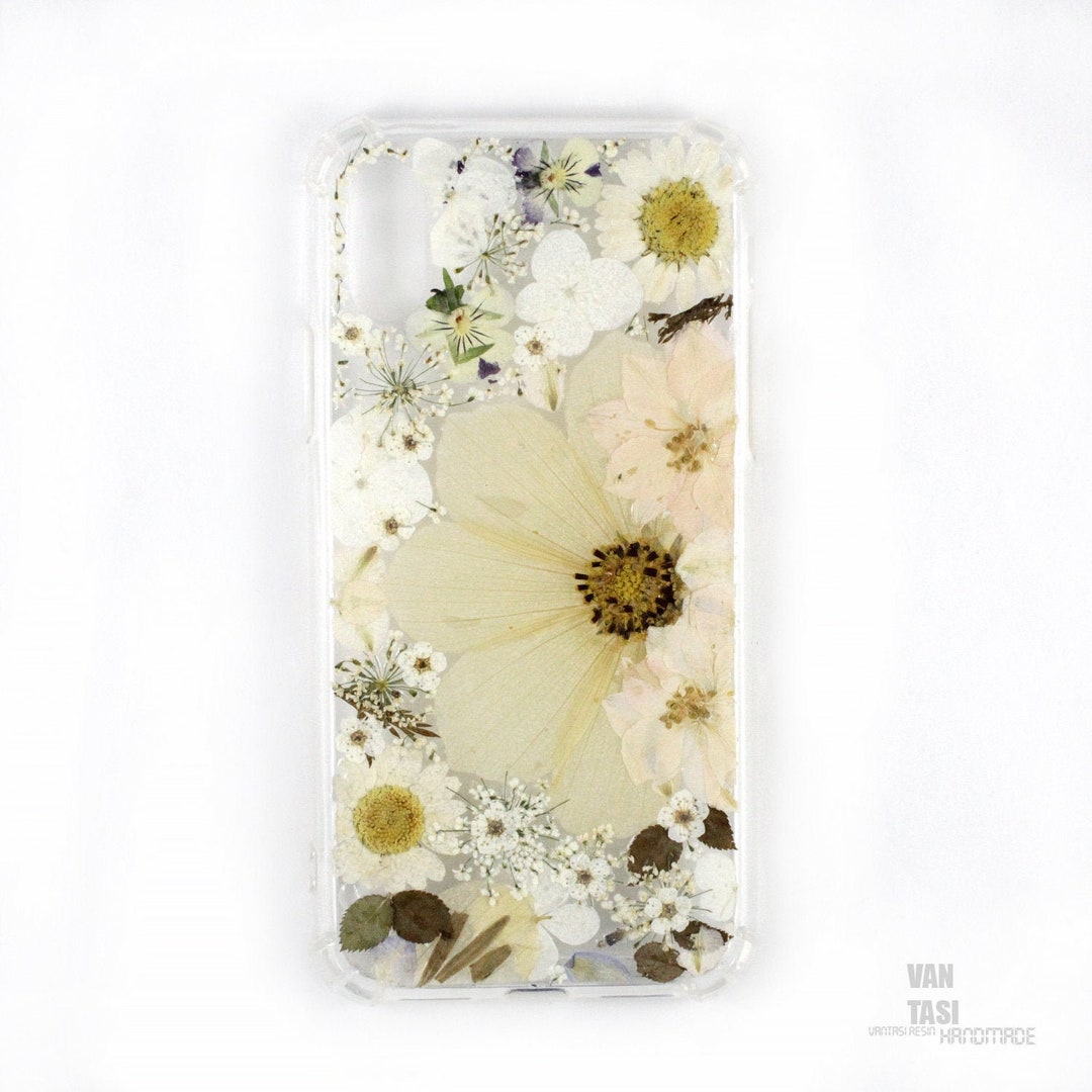 Vintage Botanical Custom Pressed Flower Phone Case for iPhone 13 Pro ...
