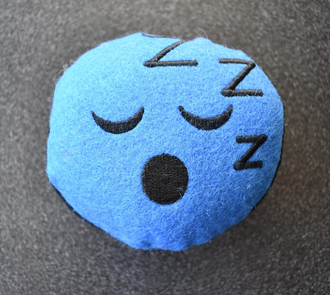 Digital Embroidery Design Emoji - Sleepy Softie Stuffie - Etsy