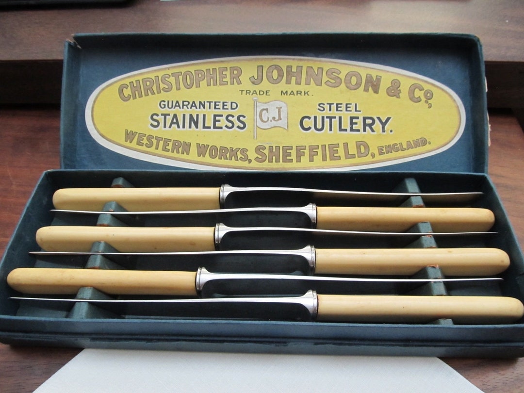 Sheffield Stainless Cutlery Christopher Johnson & Co Western Works ...