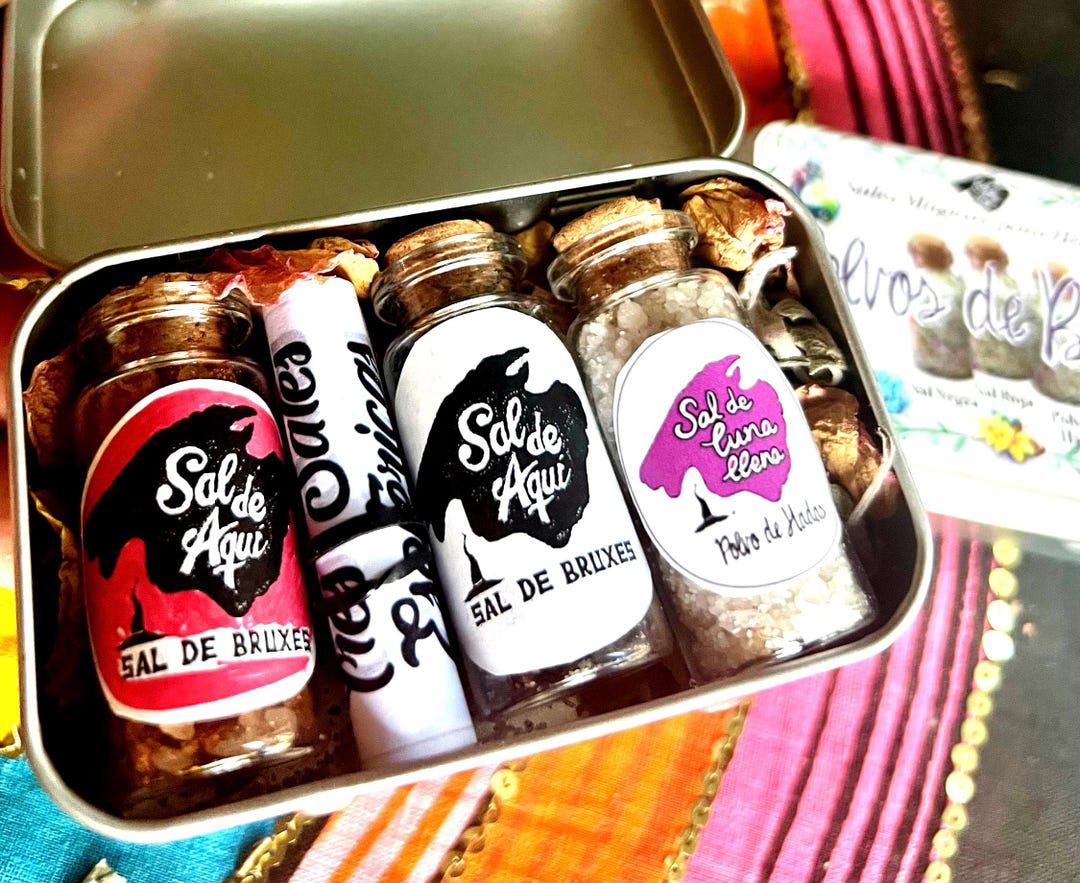 WITCH KIT. Esoteric Salts for All Spells. 3 Esoteric Salts in Beautiful ...