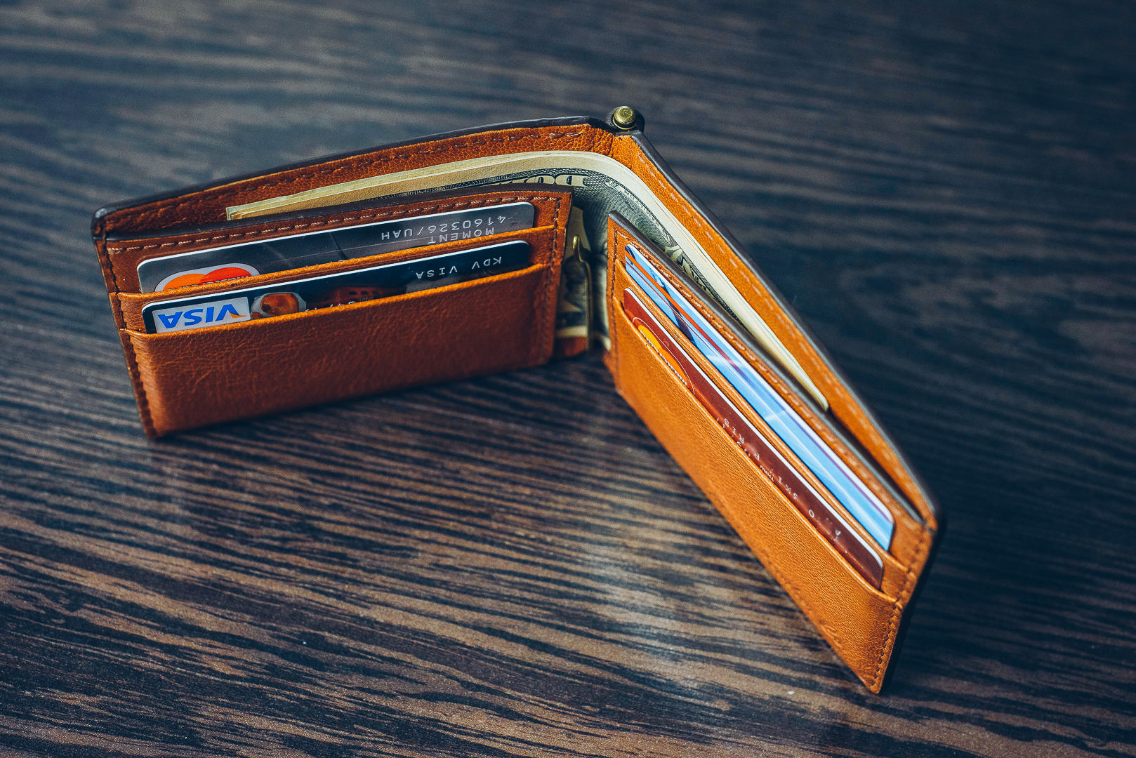 Leather money clip Money clip wallet Money clips Wallet money | Etsy