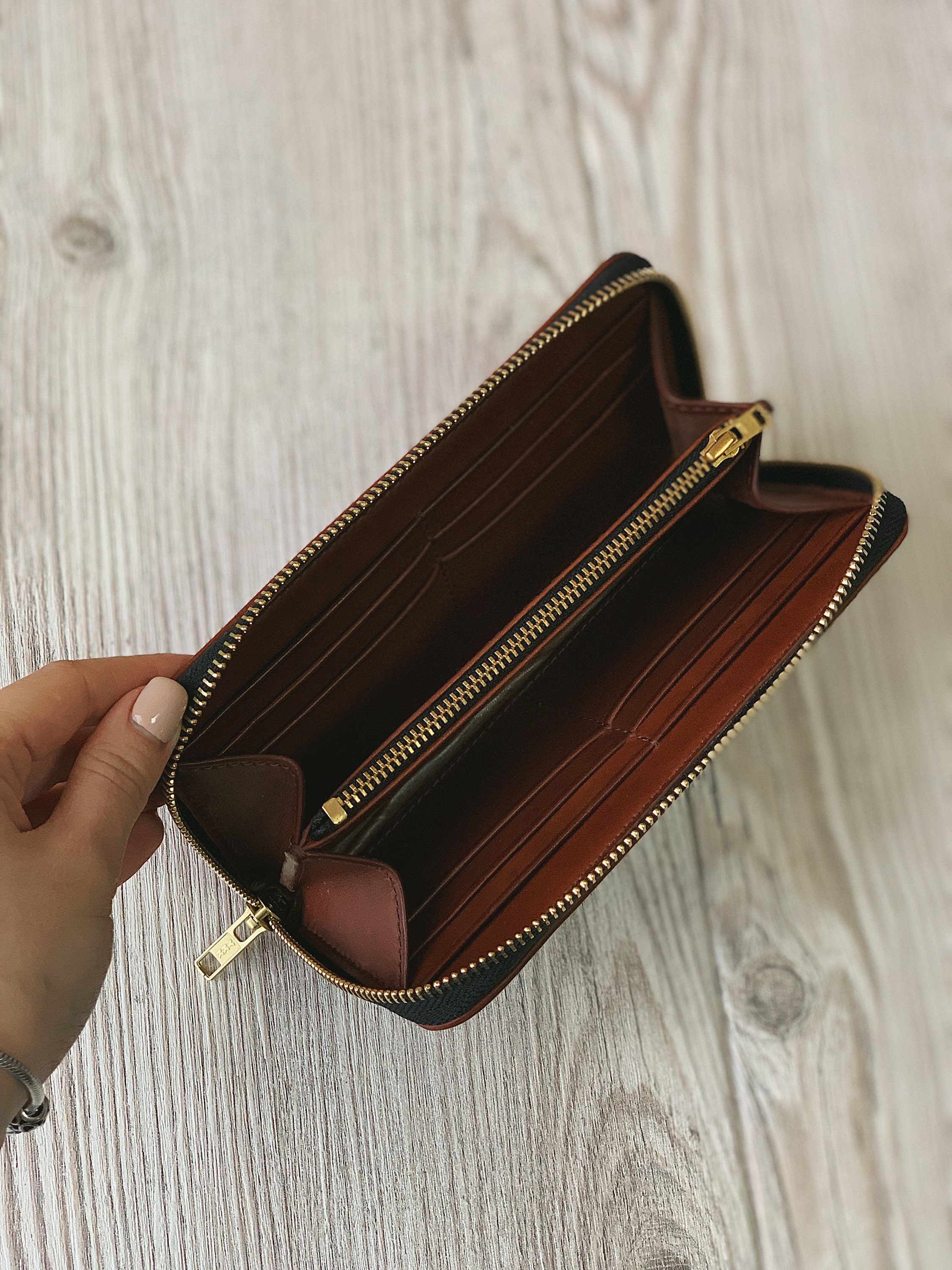 Personalized wallet for women Zippered wallet Woman wallet | Etsy