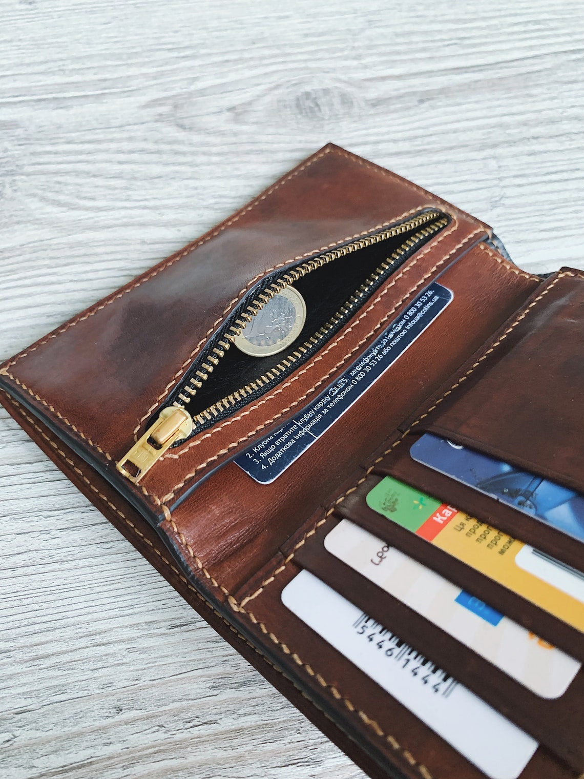Personalized Trifold Wallet Mens Trifold Wallet Mens Gift - Etsy