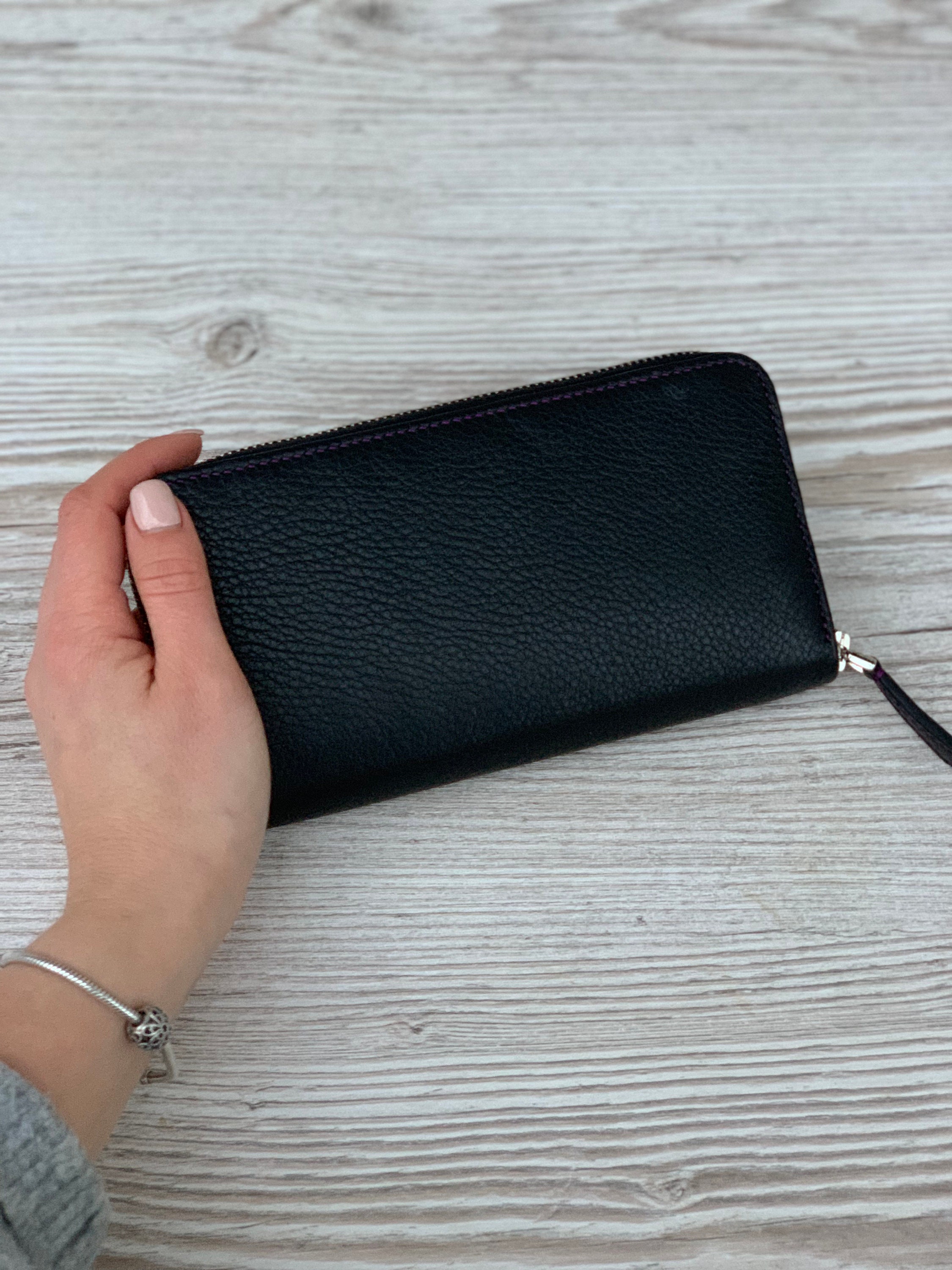 Personalized wallet for women Zippered wallet Woman wallet | Etsy