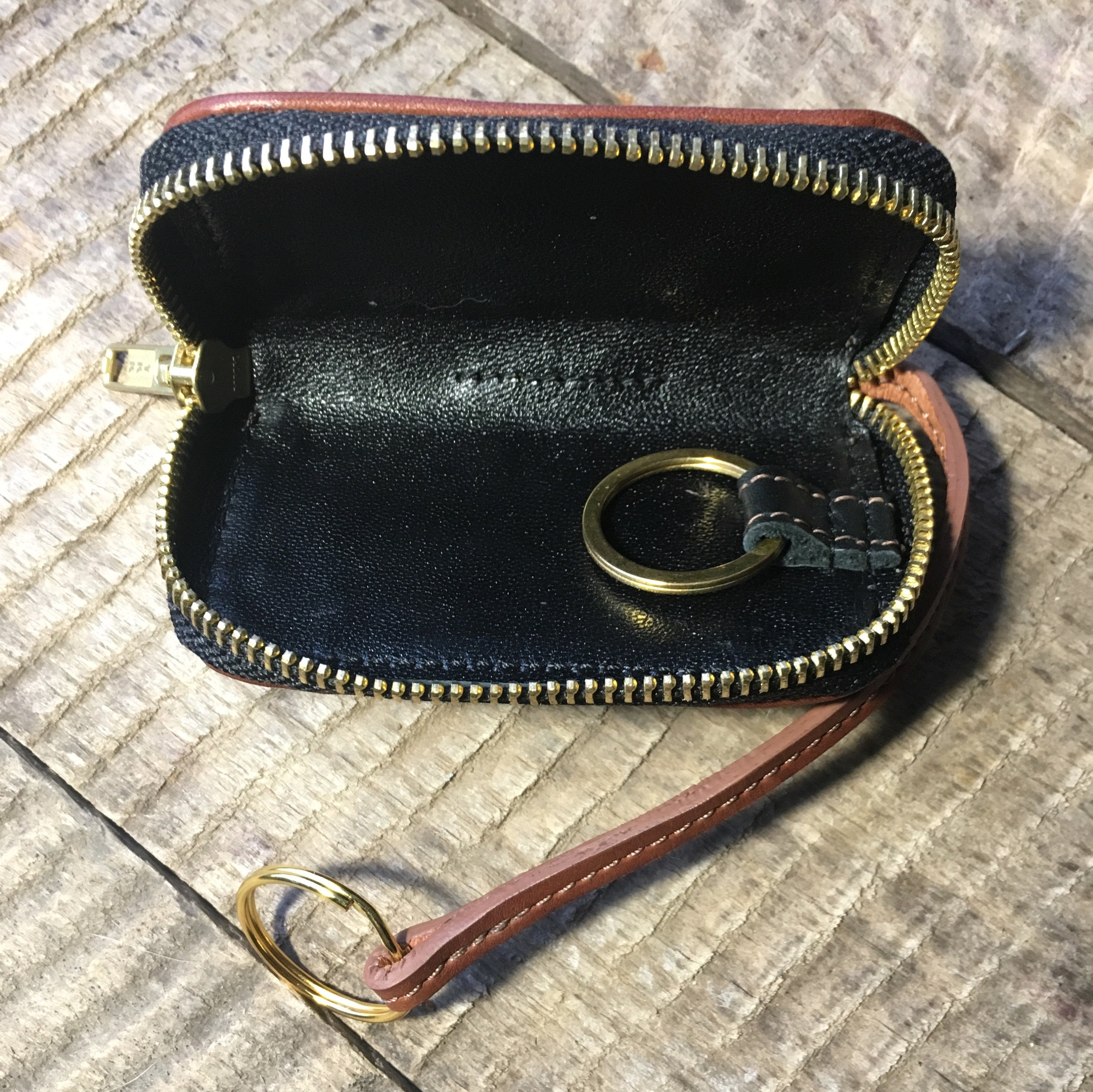 Leather Key Case Leather Keychain Key Organizer Custom | Etsy