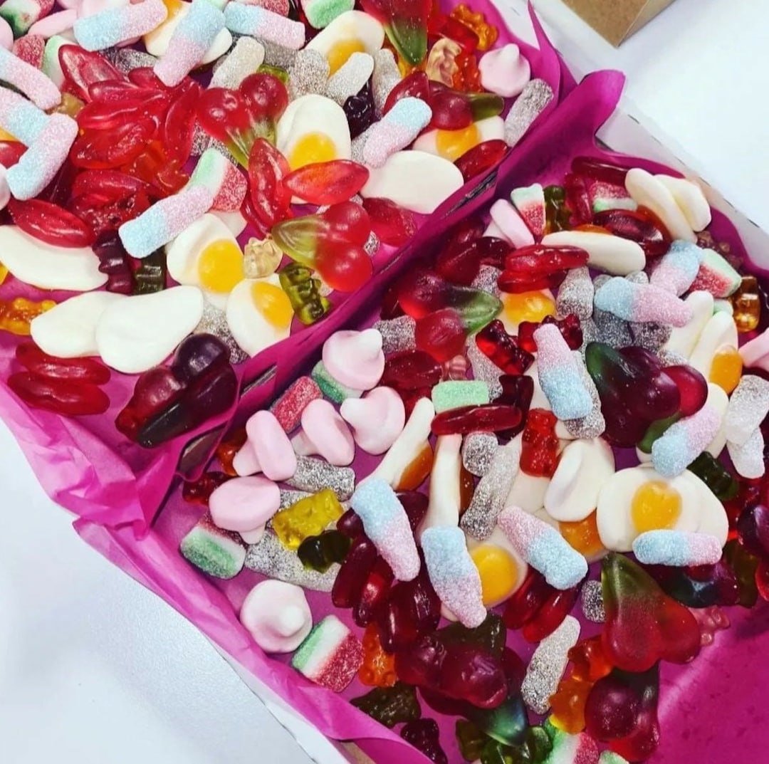 Birthday Sweet Box/pic N Mix Sweets/500 Gram Sweet Box/birthday Sweets ...