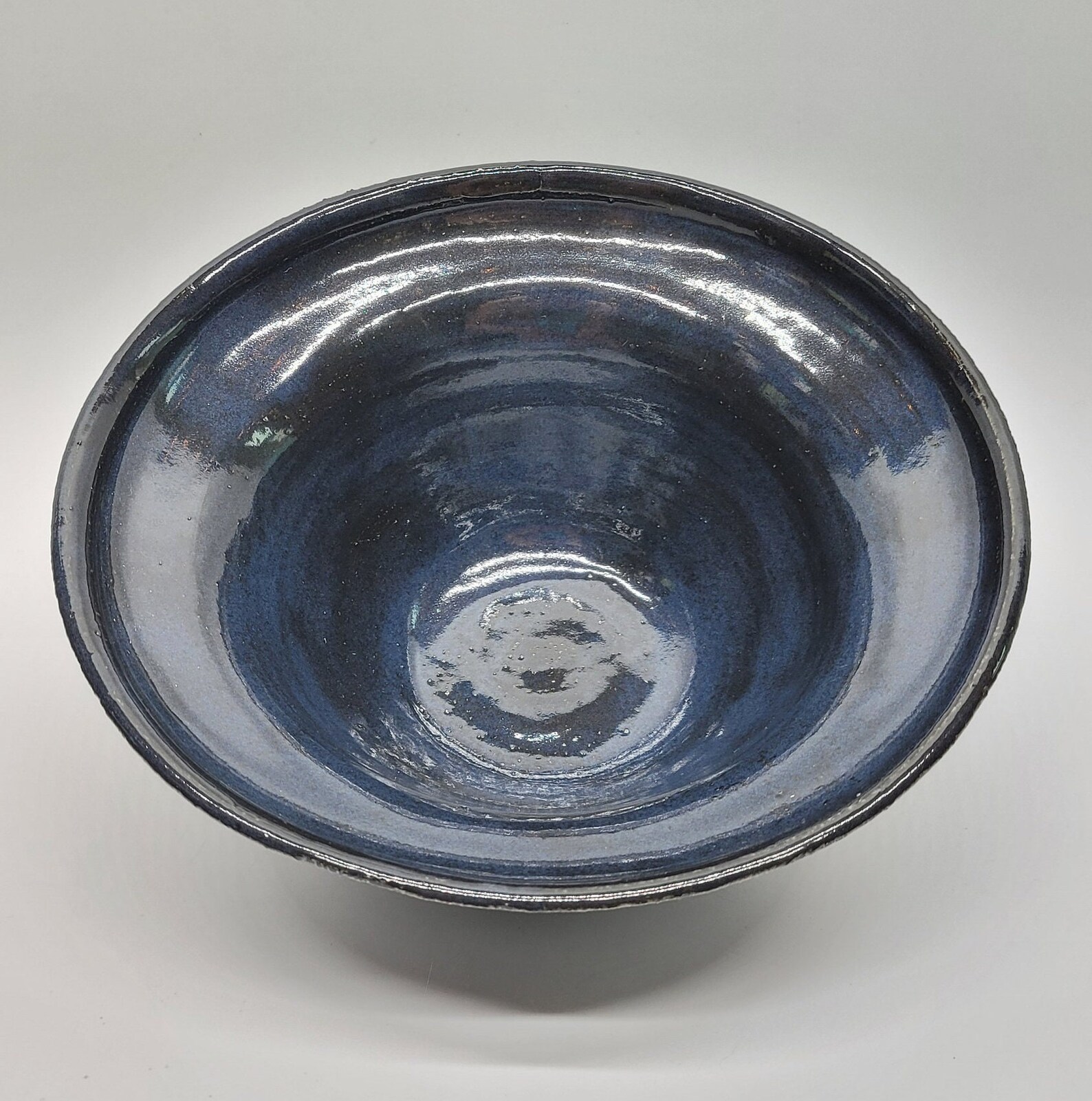 Deep Blue Bowl - Etsy