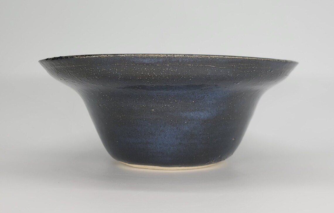 Deep Blue Bowl - Etsy