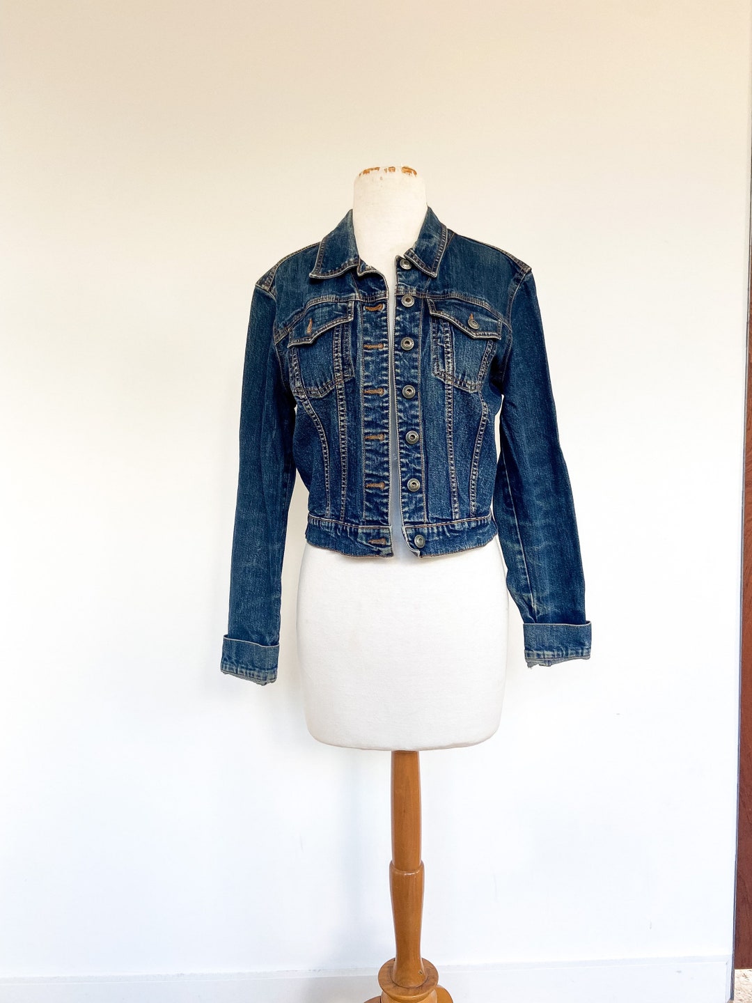 Vintage Jean Jacket French Connection Size Small - Etsy