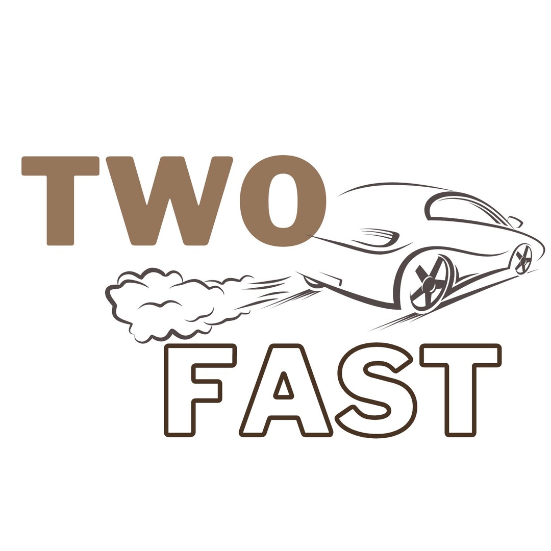 TWO Fast Birthday Svg 2nd Birthday Sublimation PNG File Two Fast File Two Fast Clip Art Two Fast ...