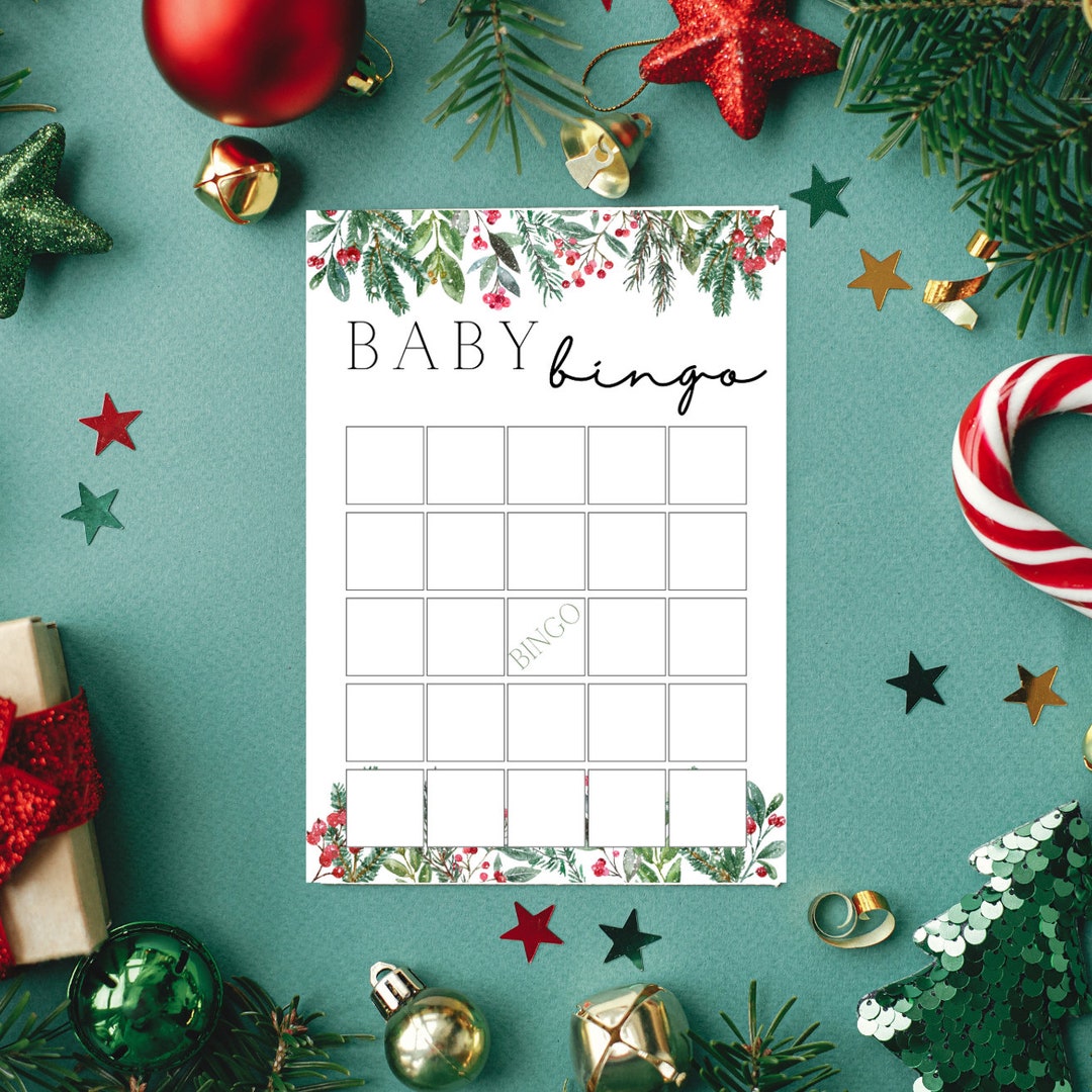 Baby Bingo Game, Baby Shower Bingo Game Printable, Baby Shower Games ...
