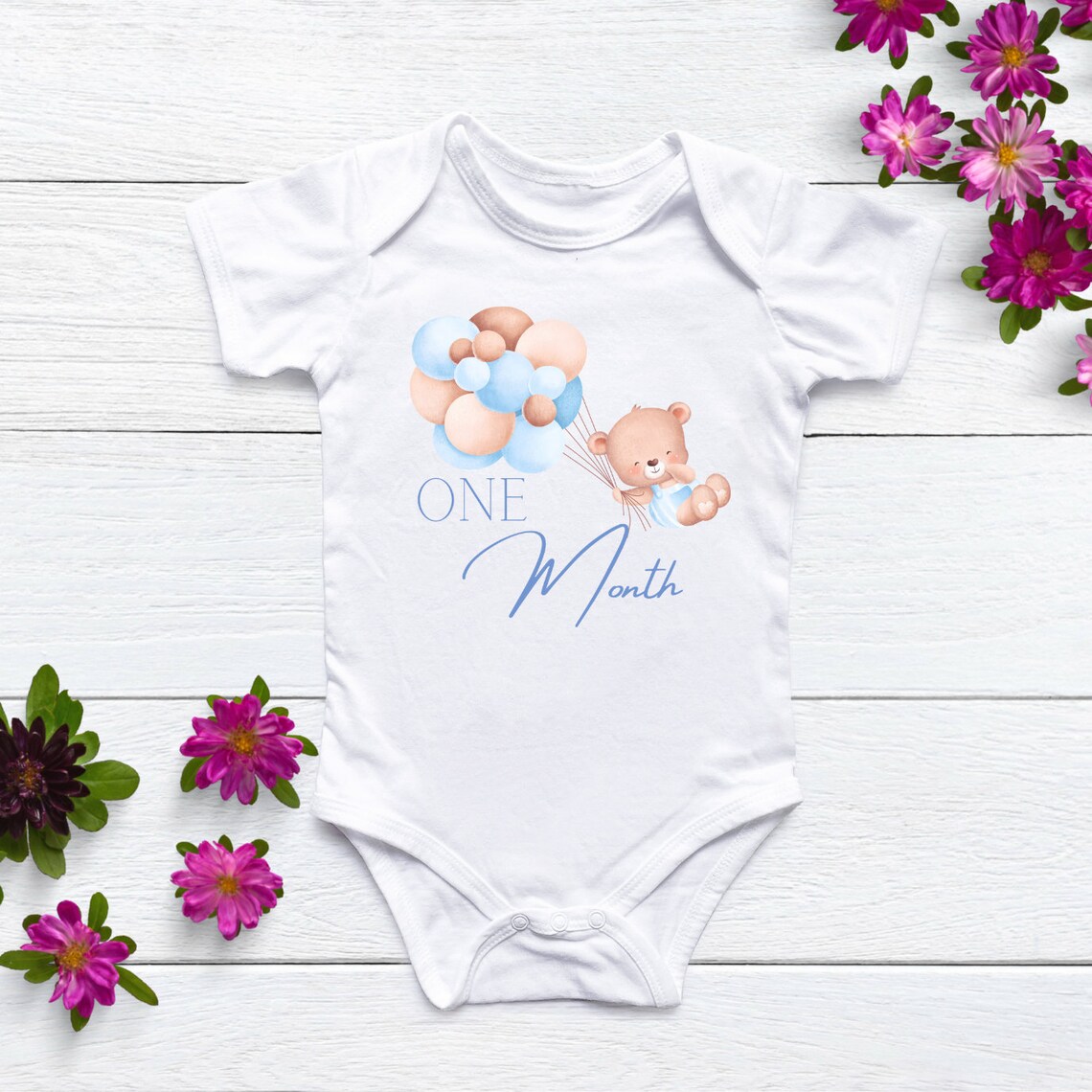 Baby Milestone Bundle PNG, DIY Baby Milestone Discs PNG, Monthly ...