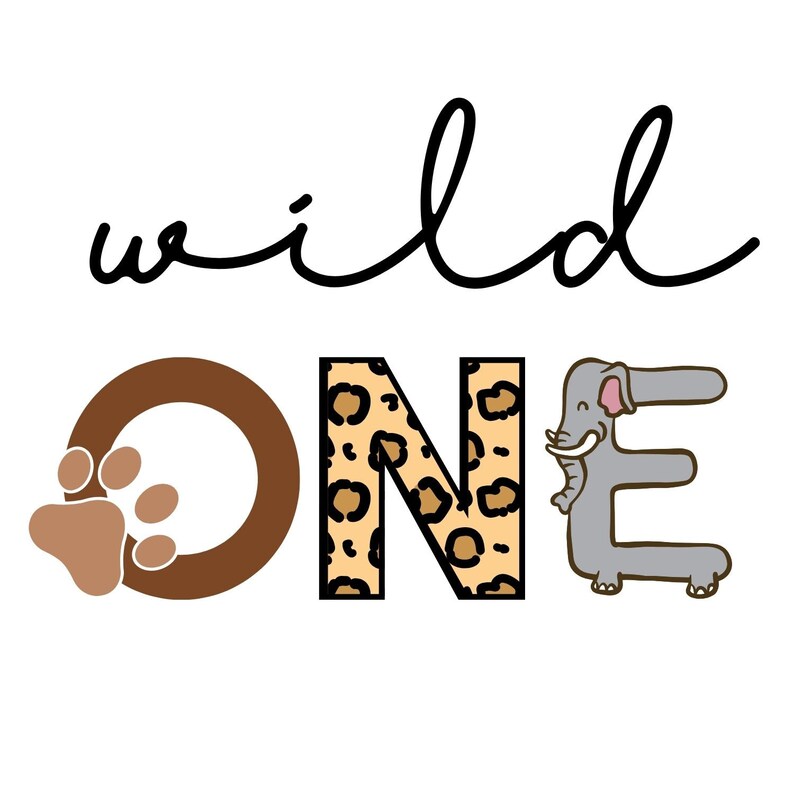 Wild ONE Svg 1st Birthday Sublimation PNG File Wild One File Wild One ...