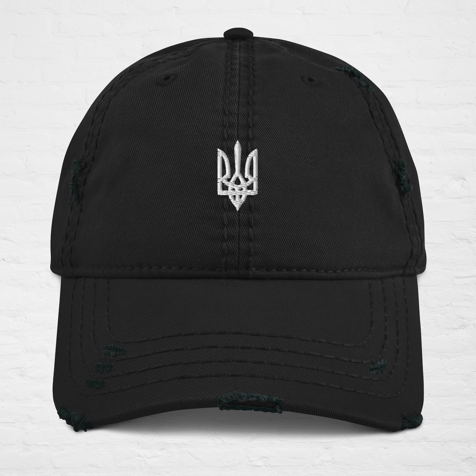 Ukrainian Hat With Embroidered Trident Ukrainian Cap Ukrainian Hat ...