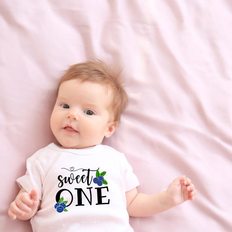 Sweet ONE Blueberry SVG, First Birthday (digital Download) - Etsy