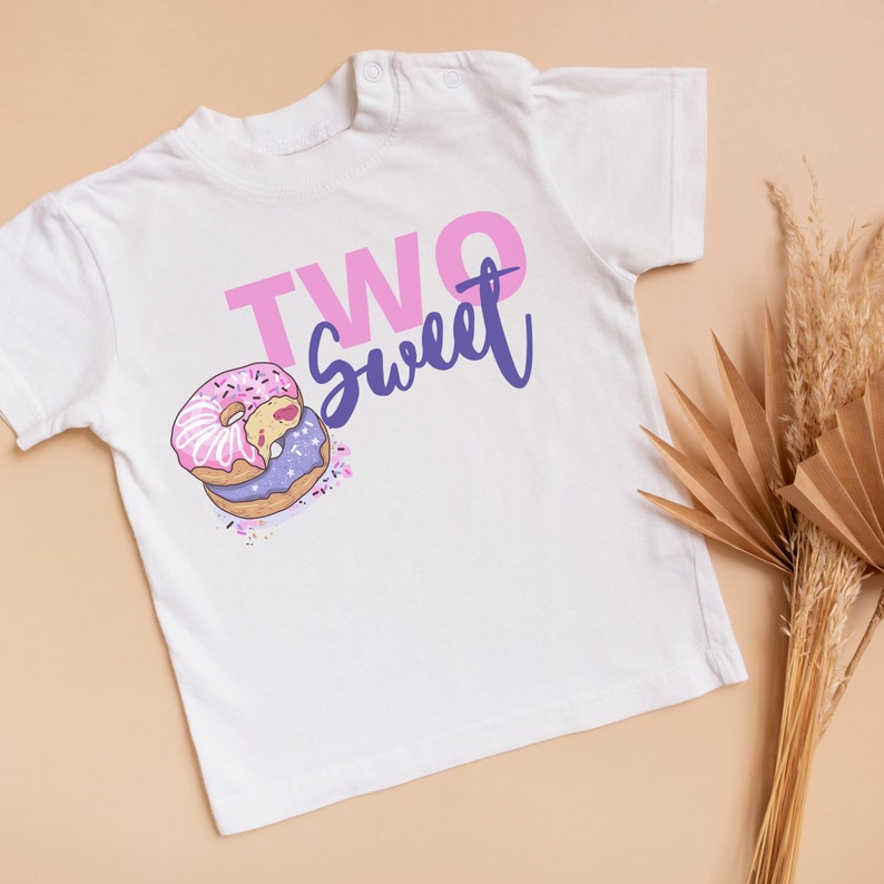 Two Sweet Donut SVG, 2nd Birthday Design (digital File) - Etsy