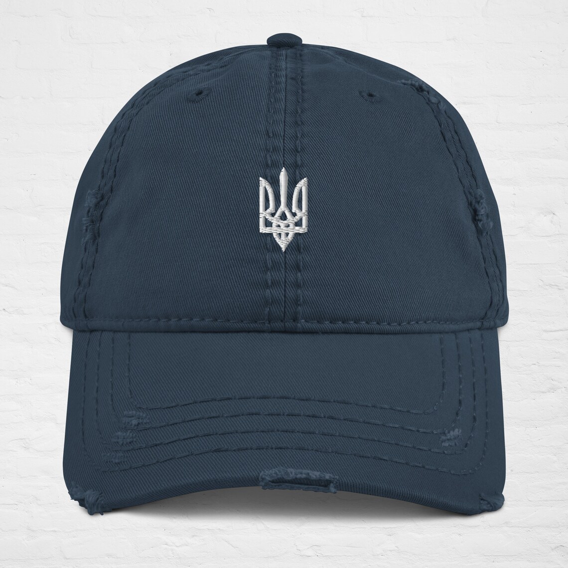 Ukrainian Hat With Embroidered Trident Ukrainian Cap Ukrainian Hat ...
