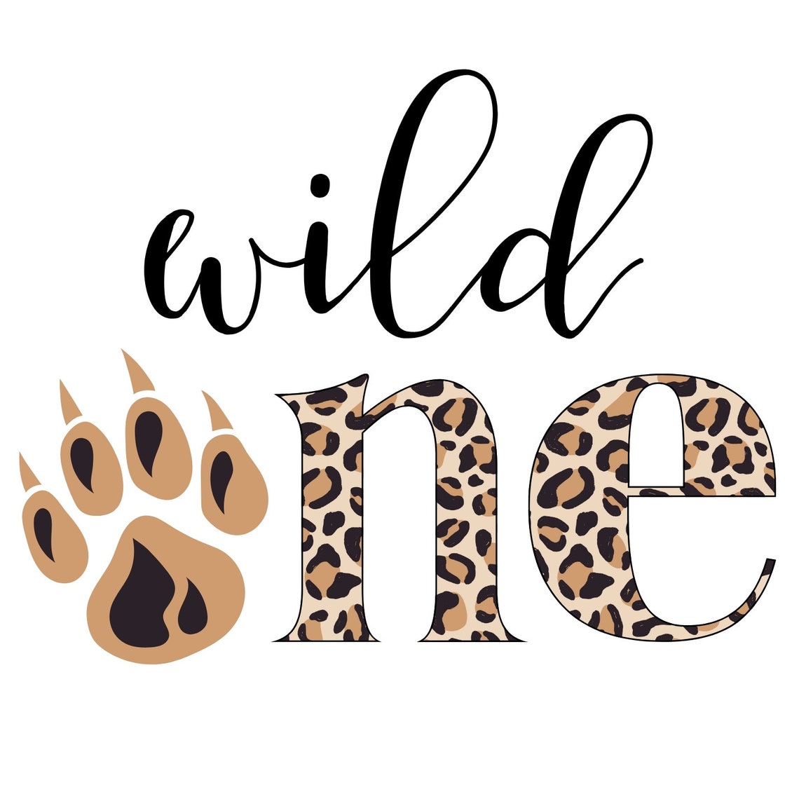 Wild ONE Svg 1st Birthday Sublimation PNG File Wild One File Wild One ...