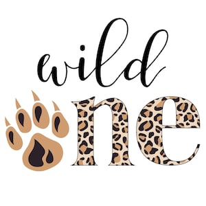 Wild ONE Svg 1st Birthday Sublimation PNG File Wild One File Wild One ...