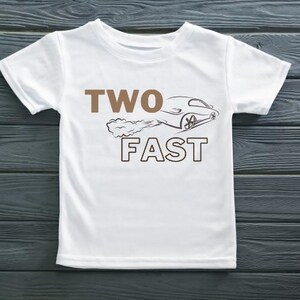 TWO Fast Birthday Svg 2nd Birthday Sublimation PNG File Two Fast File ...