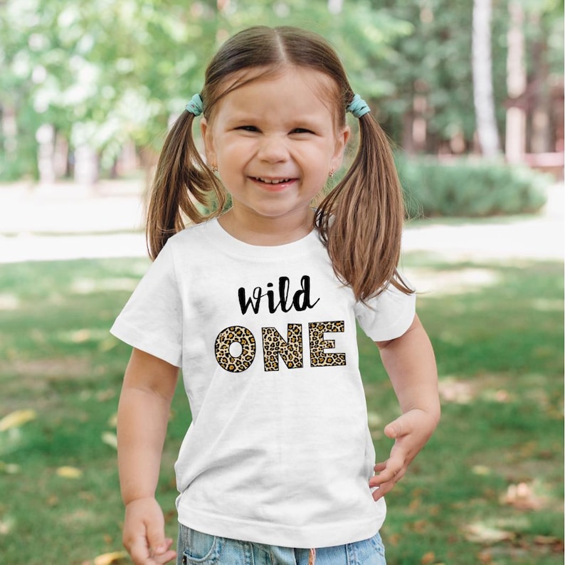 Wild One Leopard Print, Birthday Design SVG PNG (digital Download) - Etsy