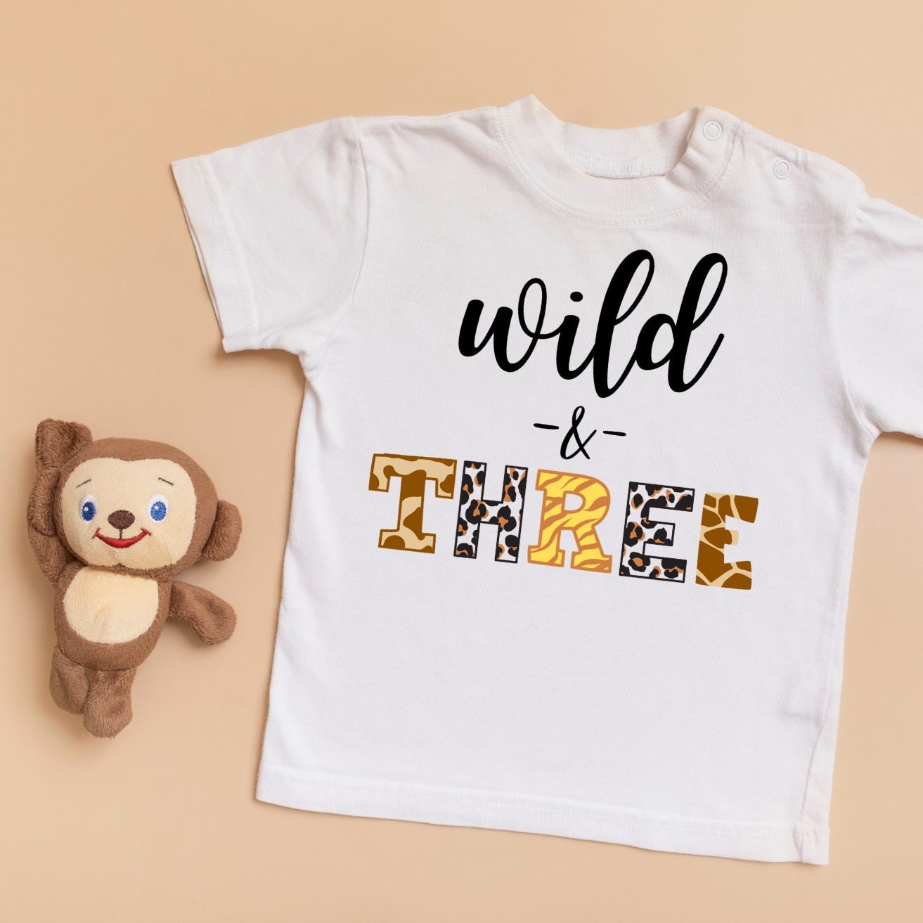 Wild and Three Svg, Wild and Three Png, Wild Themed Birthday, Wild ...