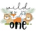 Wild ONE Svg 1st Birthday Sublimation PNG File Wild One File Wild One ...