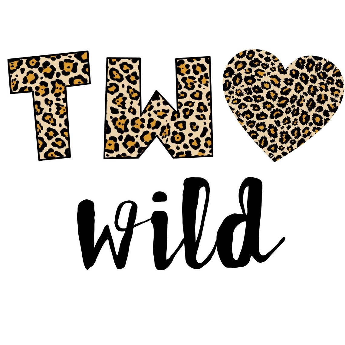 Two Wild Svg, Two Wild Png, Birthday Tshirt Sublimation Svg, Safari ...