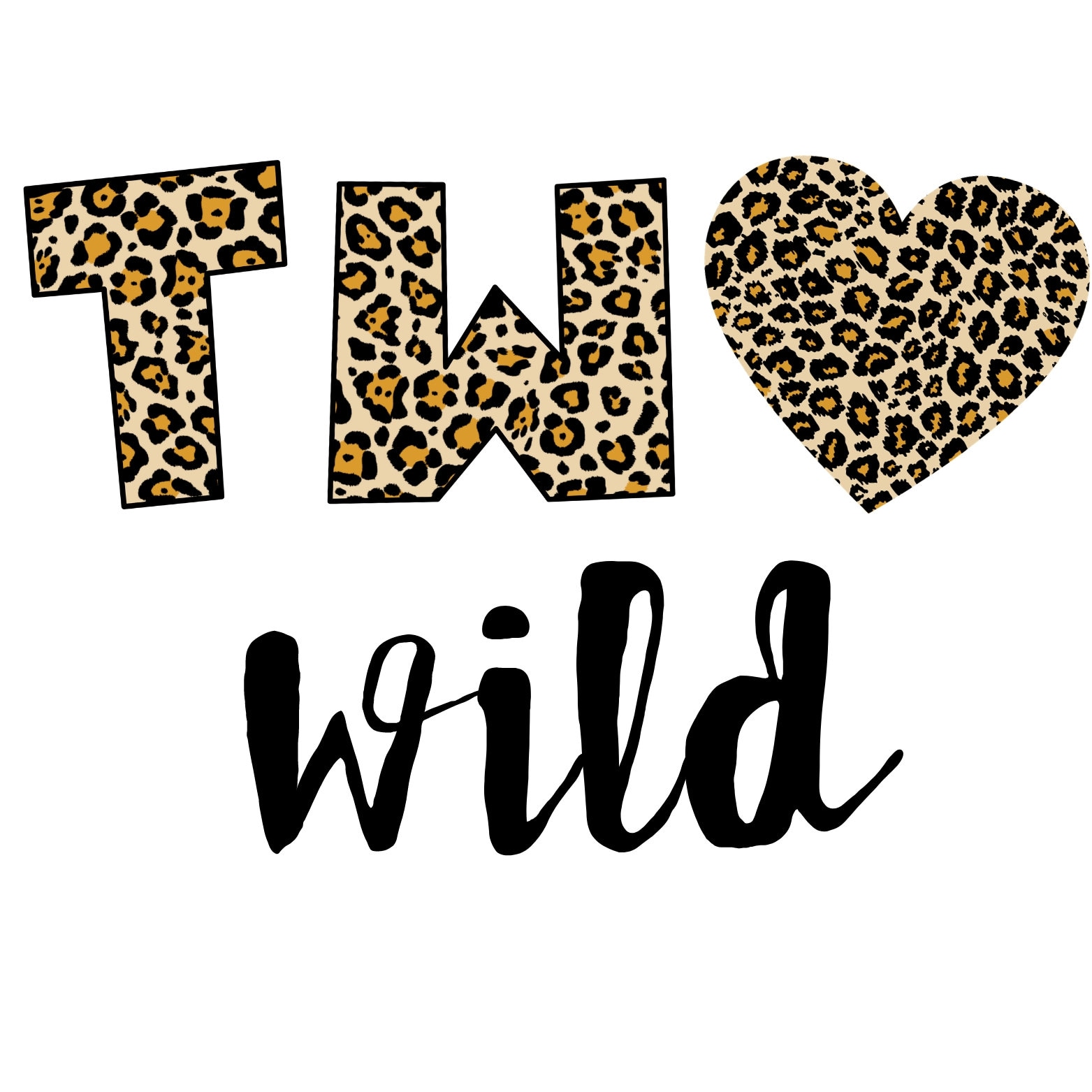 Two Wild Svg Two Wild Png Birthday Tshirt Sublimation Svg - Etsy