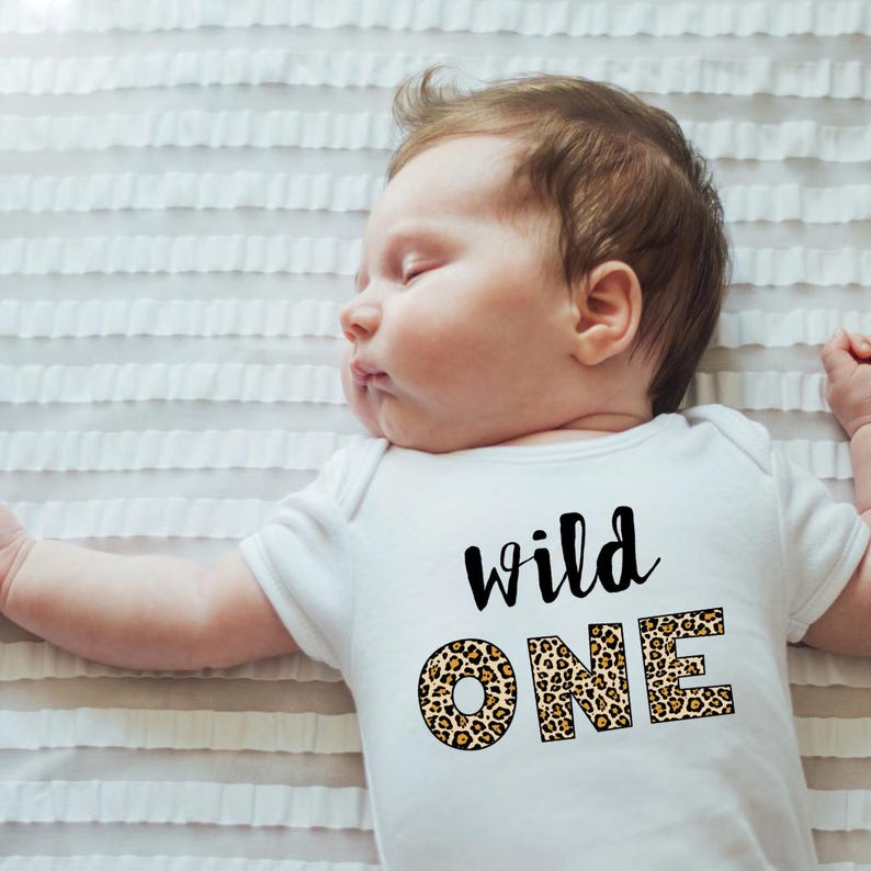Wild One Leopard Print, Birthday Design SVG PNG (digital Download) - Etsy