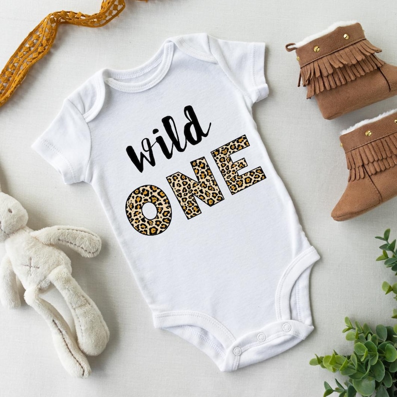 Wild One Leopard Print, Birthday Design SVG PNG (digital Download) - Etsy