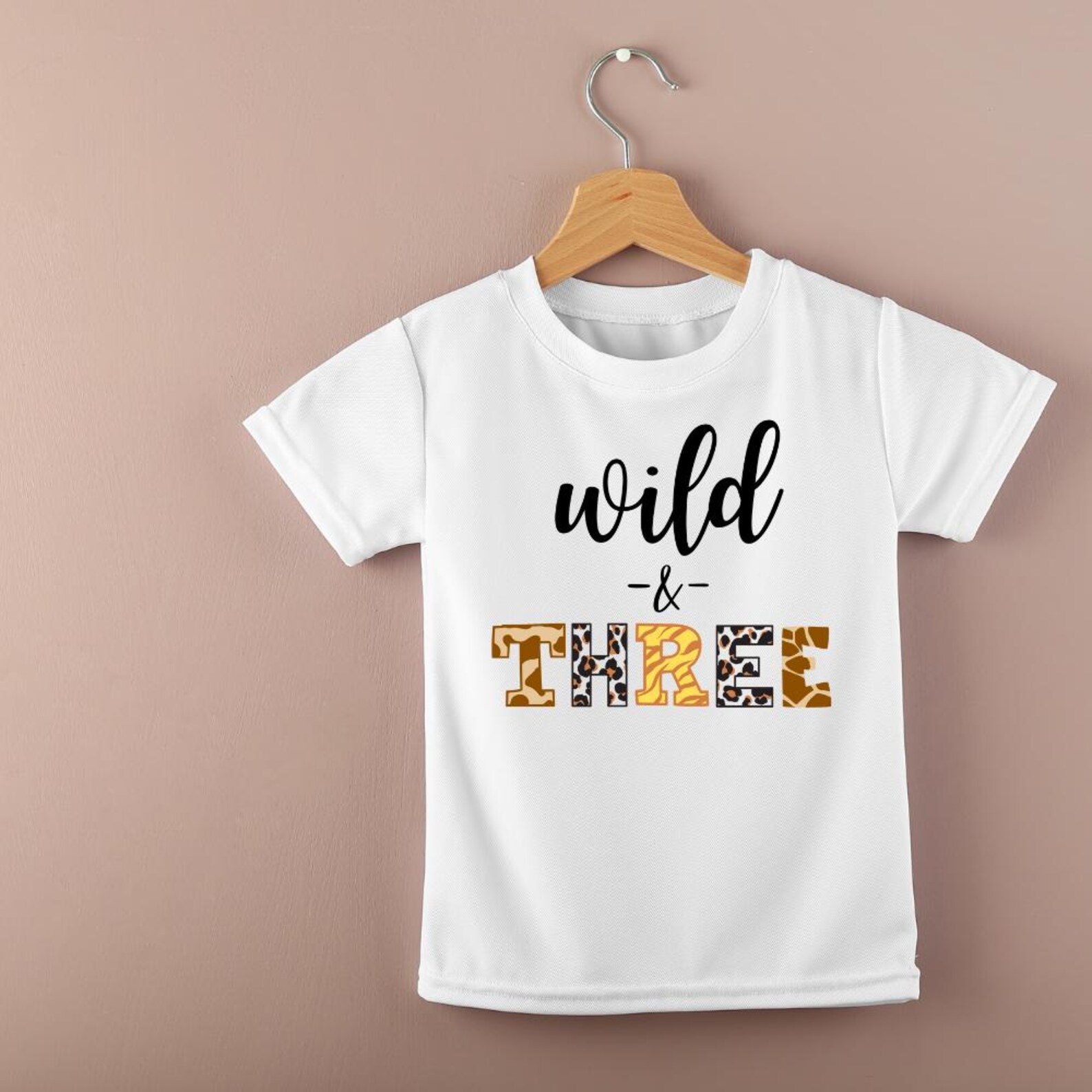 Wild and Three SVG, Safari Birthday PNG (digital) - Etsy