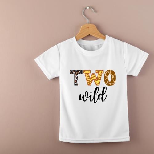 Two Wild Svg, Two Wild Png, Birthday Tshirt Sublimation Svg, Safari ...