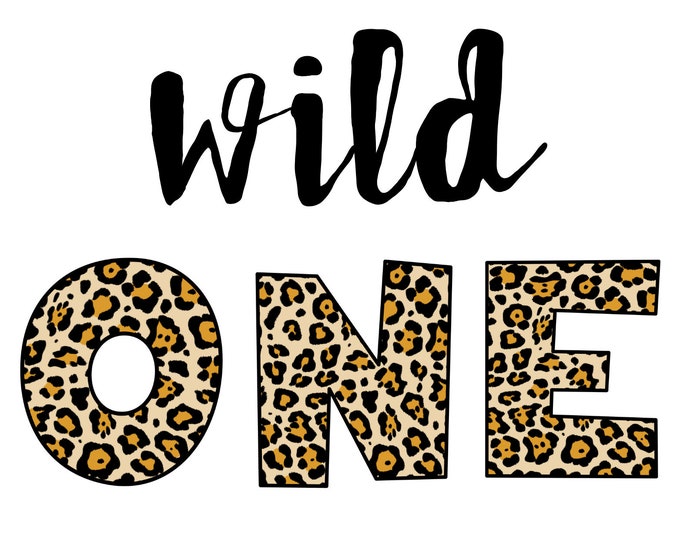 Wild One Birthday Png Instant Dowload for Vinyl Transfer - Etsy Canada