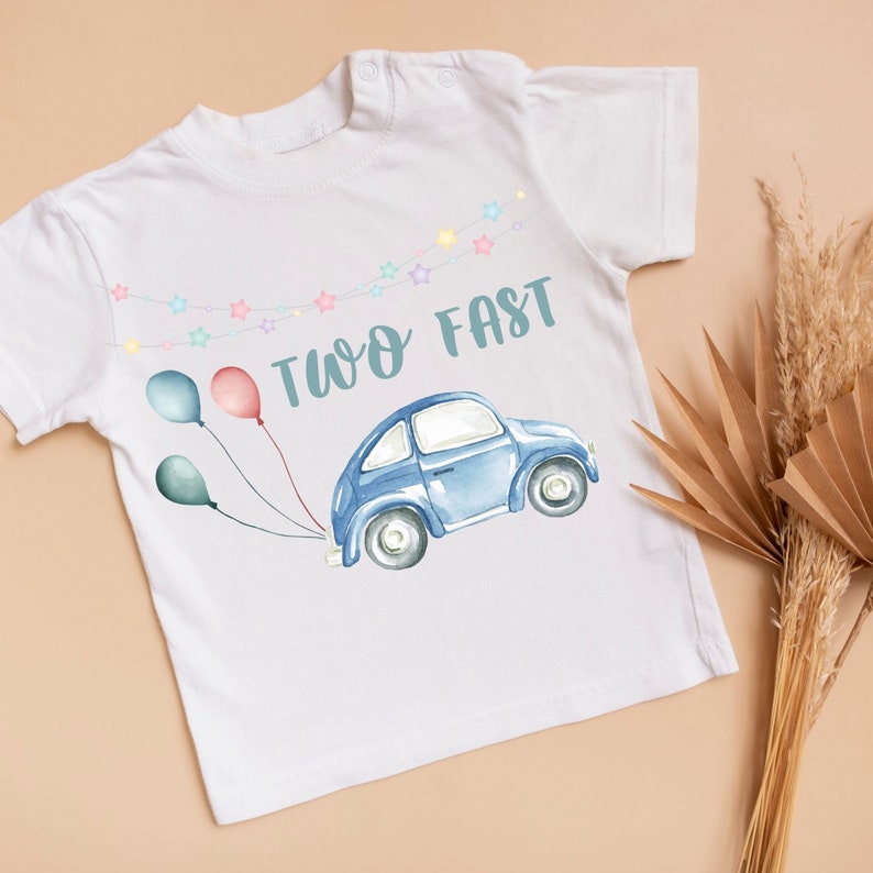 TWO Fast Svg 2nd Birthday Sublimation PNG File TWO Fast File Two Fast ...