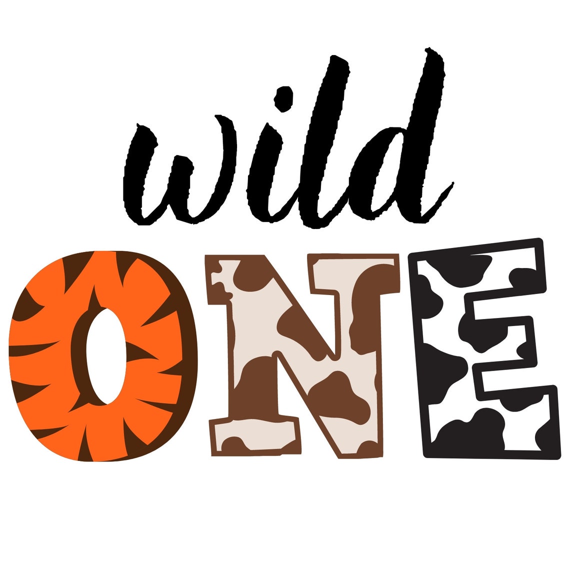 Wild ONE Svg 1st Birthday Sublimation PNG File Wild One File Wild One ...