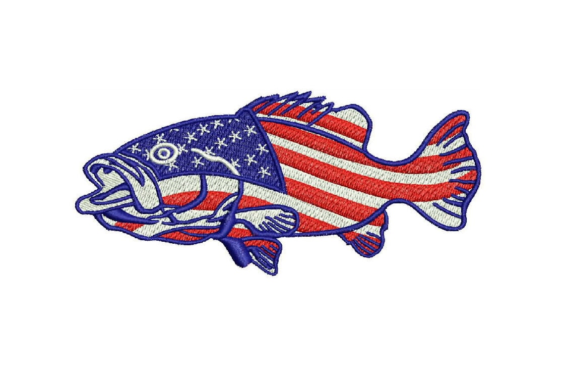 Bass Embroidery - Etsy