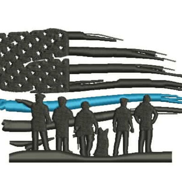 Police Embroidery - Etsy