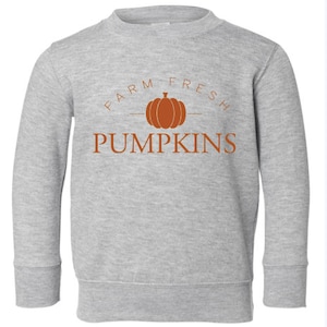 Kids Pumpkin Patch Shirt, Kids Fall Sweatshirts, Toddler Fall Shirts ...