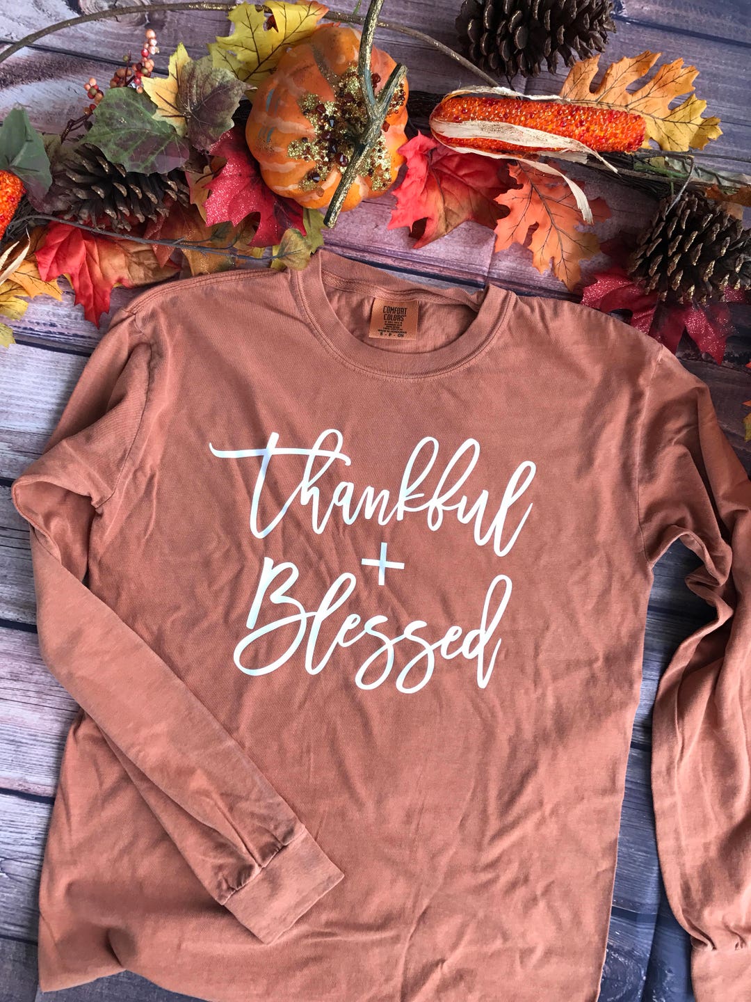 Thankful And Blessed Shirt Womens Fall Shirts Christian Shirts