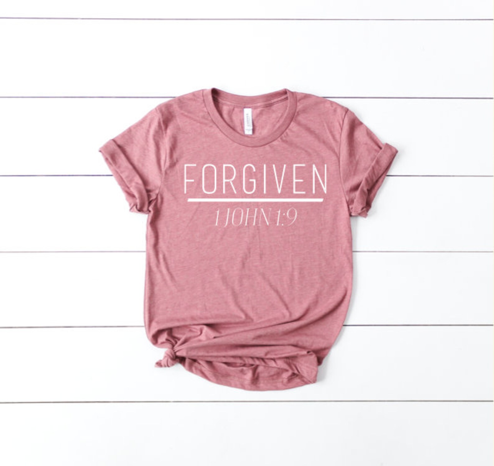 SALE Forgiven Shirt // Women's Christian Graphic Tee - Etsy