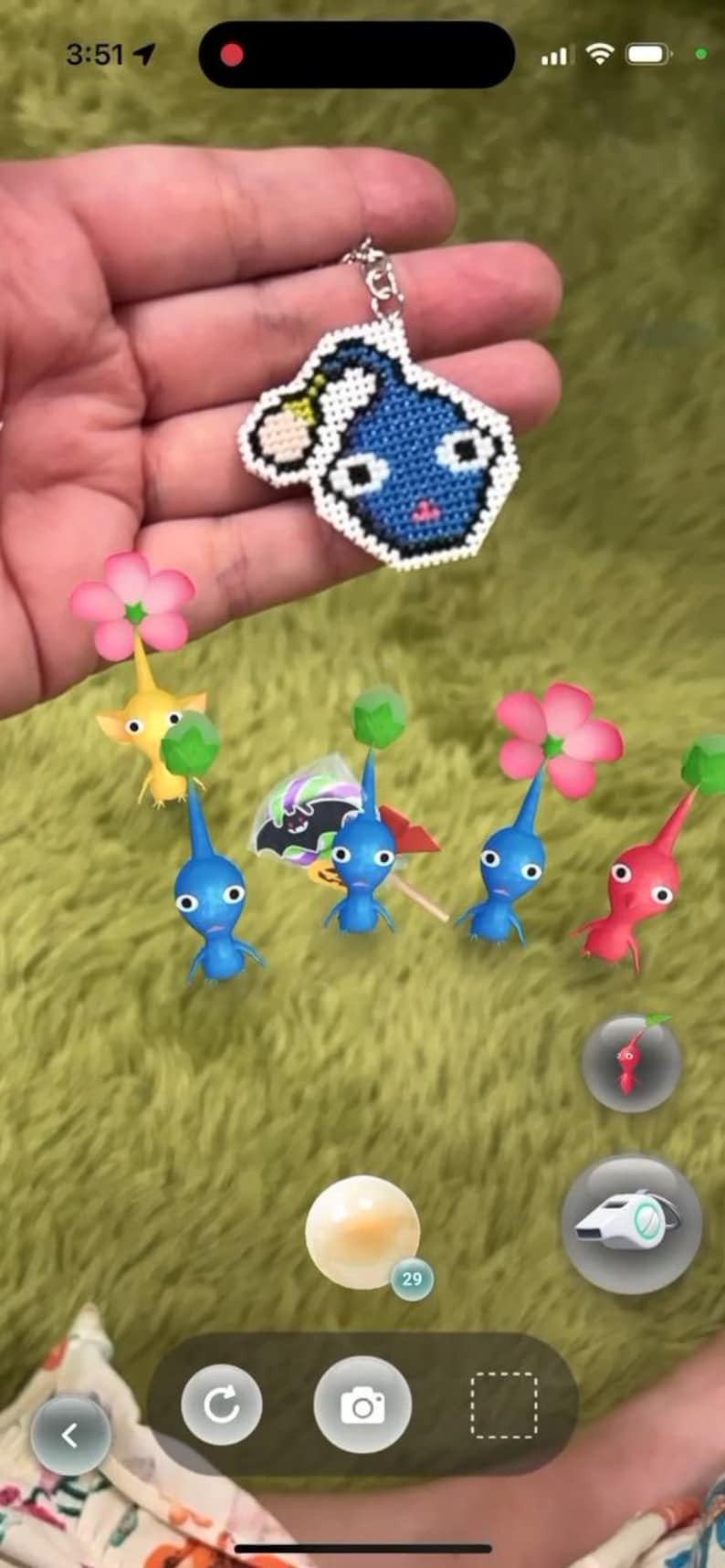 Pikmin Double Sided Cross Stitch Pattern - Small Cross Stitch, Mini ...