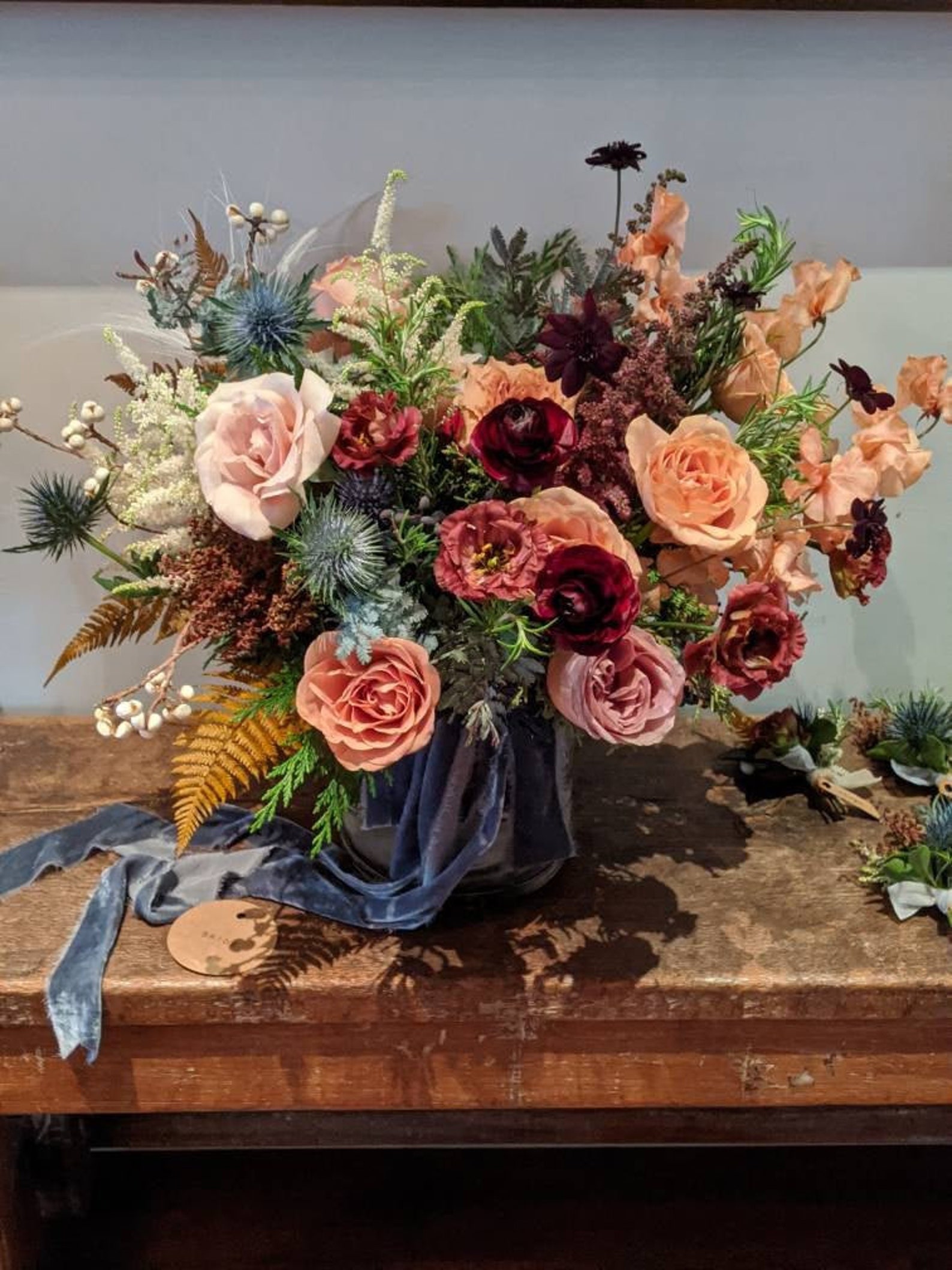 Custom Bouquet of Flowers Custom Floral Embroidery | Etsy